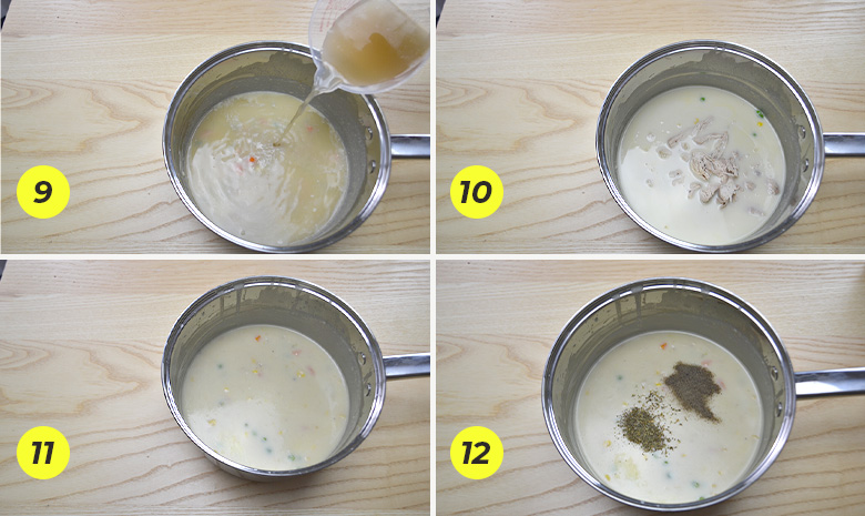 CREAM OF CHICKEN SOUP
